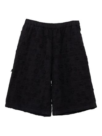 Bows & Arrows Shorts im Distressed-Look - Schwarz