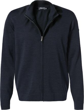 Maerz MAERZ Muenchen Herren Cardigan blau unifarben