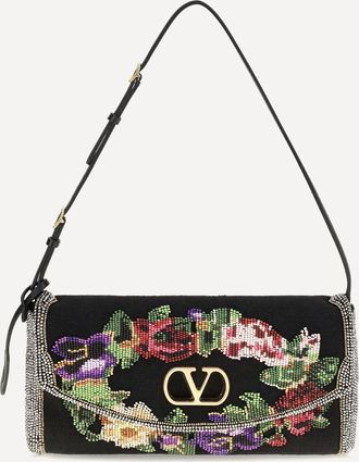 Valentino Garavani Small embroidered Devain Shoulder Bag Female UNI