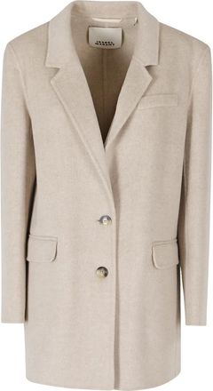 Isabel Marant Einknopfmantel - - Coats - Damen - Beige - 2XS