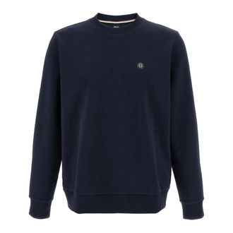 HUGO BOSS Logo Sweatshirt - - Sweatshirts & Hoodies - Herren - Blau - M
