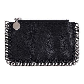 Stella McCartney Kartenetui mit Kettenbesatz - - Accessories - Damen - Schwarzk - ONE SIZE