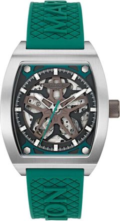 Aston Martin Homme, Accessoires, Vert, Taille: ONE Size Montre TRG Automatique en Silicone