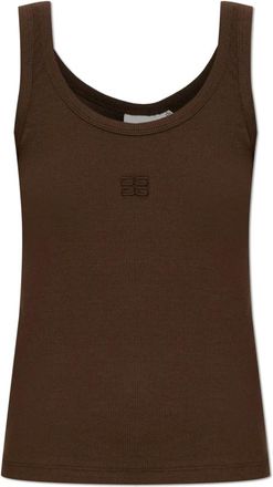 Gestuz Femme, Tops, Brun, Taille: 38 FR Gzdrew Logo Top 2.0