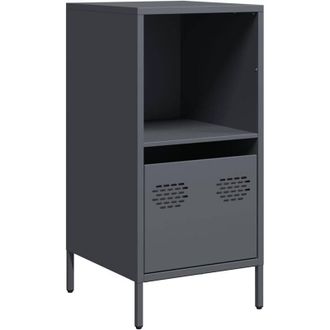 vidaXL Sideboard Anthrazit 35x39x73,5 cm Kaltgewalzter Stahl Vidaxl