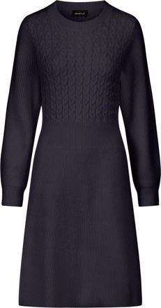 Apart Fashion APART Strickkleid mit Zopfmuster, Nachtblau, 42