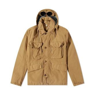 C.P. Company C.p. Company - Veste Goggle 50 Fili - Homme - Vestes - Brun - Taille: XL