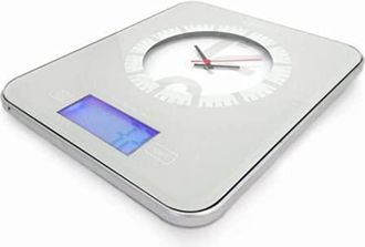 Nerthus Kitchenware FIH 230 Ebene, mit Uhr, Grau