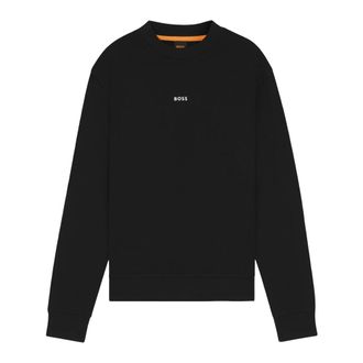 HUGO BOSS Homme, Sweatshirts et sweats &agrave; capuche, Noir, Taille: 2XL Wesmallcrew Crew Neck SweaT-shirt
