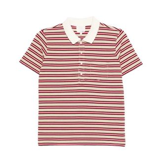 A.P.C. A.p.c., Femme, Tops, Beige, Taille: 42 FR Polo Manches Courtes