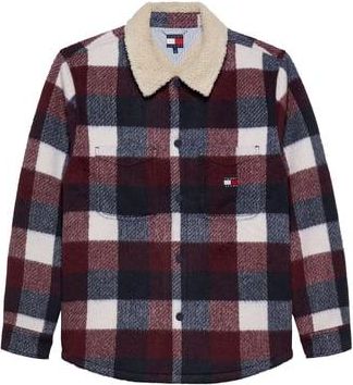 Tommy Hilfiger Surchemise oversize en flanelle bros&eacute;e