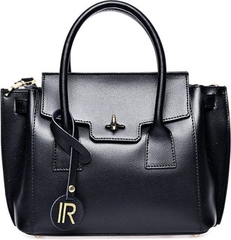 Isabella Rhea Schwarz Rindsledertasche