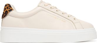 Tommy Hilfiger Sneakers Tommy Hilfiger Th Feminine Platform Cheetah FW0FW09693 Hellbeige