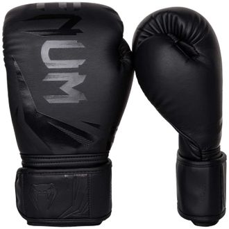 Venum Challenger 3.0 Boxhandschuhe, Unisex Erwachsene, 16 Oz, Schwarz/Schwarz