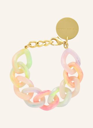 Vanessa Baroni Vanessa Baroni Armband Flat Chain gruen