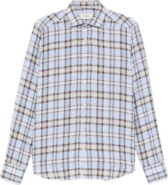 Tintoria Mattei Homme, Chemises, Multicolore, Taille: XL Linen Shirt
