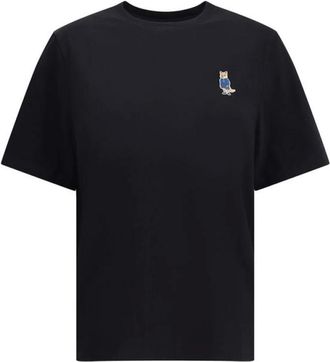 Maison Kitsuné Femme, Tops, Noir, Taille: 36 FR Dressed Fox T-Shirt