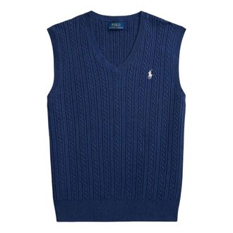 Ralph Lauren Homme, Pulls, Bleu, Taille: XL Sleeveless Tricots