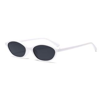 Generic Lunettes De Soleil Tendance &Agrave; Petite Monture For Hommes Et Femmes, For Lext&eacute;rieur, Les D&eacute;placements, Vacances, Le Shopping(White)