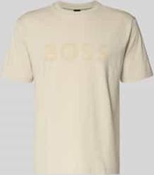 HUGO BOSS Regular Fit T-Shirt aus Baumwoll-Mix Modell ICONIC