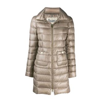 Herno Maria Zipped Jacket - - Coats - Damen - Grau - 2XL