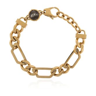 Diesel unisex, Accessoires, Jaune, Taille: ONE Size Bracelet en acier dor&eacute;