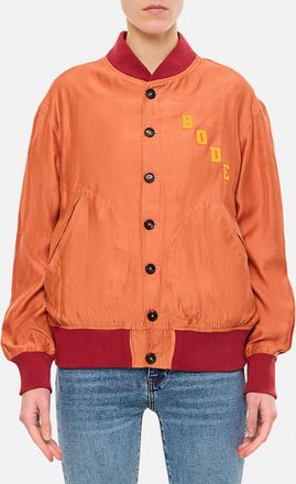 Bode Rally Viskose-bomberjacke