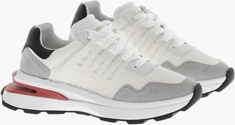 Dsquared2 Suede and Fabric Low-Top Sneakers SLASH size 37