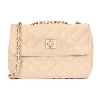 Kazar Gepolsterte weiche Ledertasche - - Bags - Damen - Beige - ONE SIZE