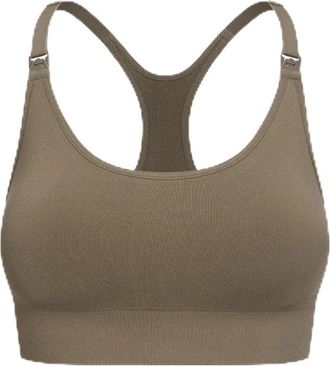 creamy fabrics Nahtloser Schwangerschafts- und Still-BH - Seamless Still-BH mit R&uuml;ckenst&uuml;tze, Soft-Touch Stoff, B&uuml;gelfrei, Atmungsaktives R&uuml;ckenteil, Komfort-BH f&uuml;r 