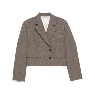 Tela Zweireihiger Blazer - - Jackets - Damen - Braun - 2XS