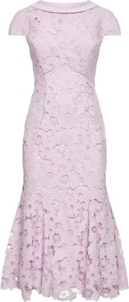 Self Portrait Femme, Robes, Rose, Taille: 40 FR Taffeta Midi Dress