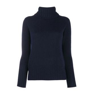 Drumohr L5M114Tl Rollkragenpullover - - Knitwear - Damen - Blau - XS