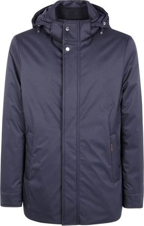 Moorer Homme, Vestes, Bleu, Taille: XL Winter Vestes
