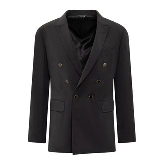 Reveres 1949 Reveres 1949, Homme, Costumes, Noir, Taille: L Blazer Crois&eacute;