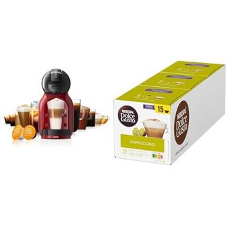 Nescaf&eacute; Dolce Gusto NESCAF&Eacute; Dolce Gusto Krups KP123H Mini Me Coffee Capsule Machine, 15 Bar, Compact, High Pressure Coffee Machine, Over 30 Coffee Creations, Choice of Dr