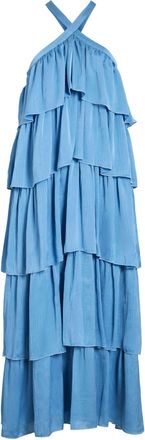 Vila Vifiluka H/N S/L Ankle Dress/Dc/R/BFS