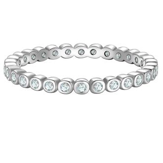 Glanzst&uuml;cke M&uuml;nchen Ring - Sterling Silber Ring Zirkonia - Gr. 50 - in Silber - f&uuml;r Damen