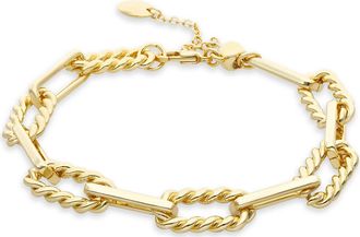 OrusBijoux Bracelet Doré Chaine Serti De Zirconium