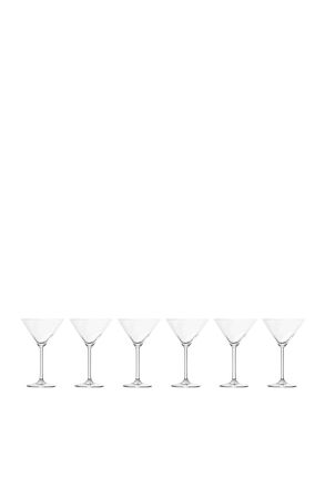Leonardo Cocktailglas-Set, Klar, Glas, 6-teilig, 270 ml, Essen & Trinken, Gläser, Gläser-Sets