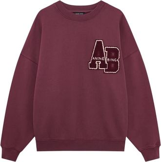 Anine Bing SweaT-shirt - Femme - Sweatshirts et sweats &agrave; capuche - Rouge - Taille: 36 FR