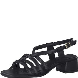 Marco Tozzi Femme Damen 2-2-28220-20 Sandale à Talon, Noir, 40 EU