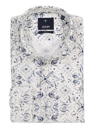 Joop Herren Hemd blau Baumwolle