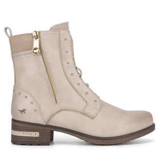 Mustang Jeans Schn&uuml;rschuhe Mustang 1229-522 Beige