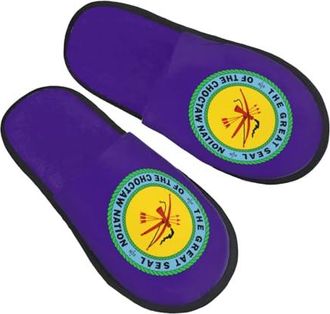 Generic Pantoufles Drapeau De La Nation Choctaw Légers Chaussons Doux Chaussons Maison Pour DIntérieur Unisex Hiver L