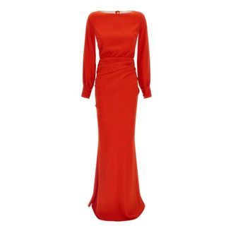 Elisabetta Franchi Damen, Kleider, Rot, SGr&ouml;&szlig;e