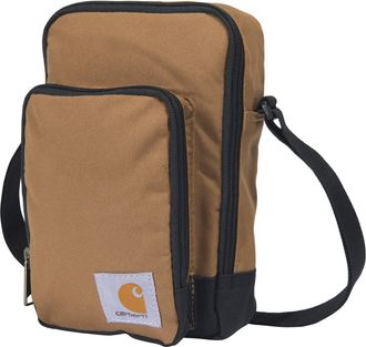 Carhartt Work in Progress Unisex Zip, Durable, Adjustable Bag with Zipper Closure Umhängetasche, Essential Crossbody-Tasche Brown