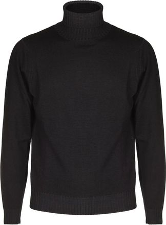 FILIPPO DE LAURENTIIS Homme, Pulls, Noir, Taille: L Pull Col Roul&eacute;