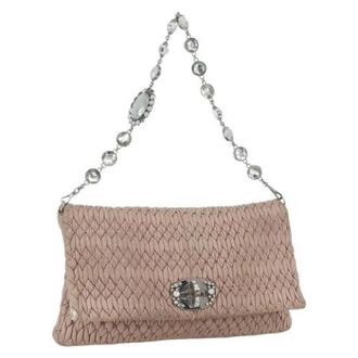 Miu Miu Sac bandouli&egrave;re en cuir Pre-owned - Femme - Pre-owned - Rose - Taille: ONE Size