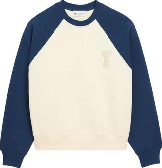 Ami Homme, Sweatshirts et sweats &agrave; capuche, Multicolore, Taille: 2XL Ami De Coeur Crew Neck SweaT-shirt